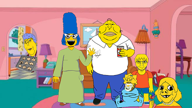 SoyBooru - Post 137335: baby bart_simpson deformed family homer_simpson lisa_simpson maggie ...